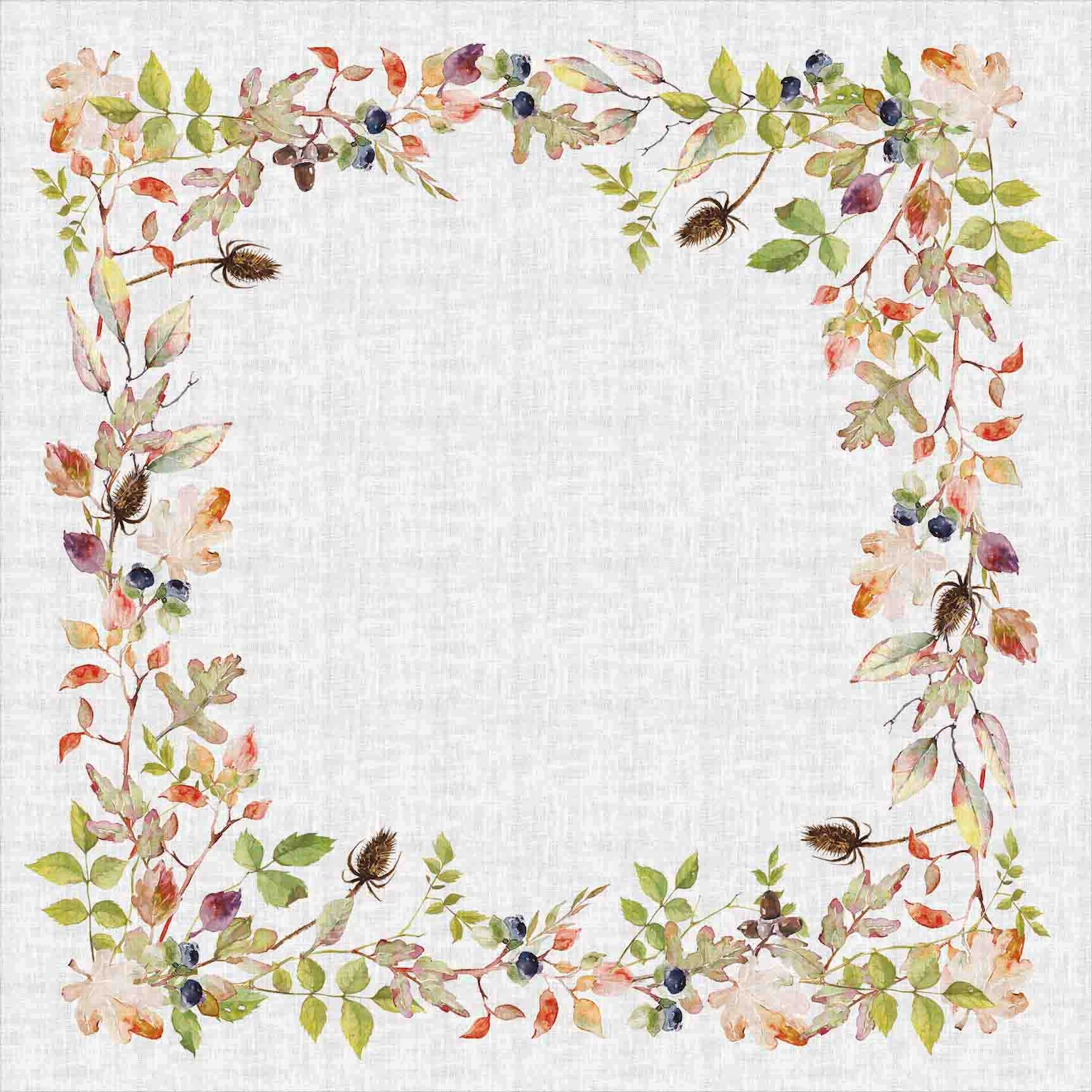 Autumn Tablecloth Linen Tablecloth Farmhouse Decor - Etsy