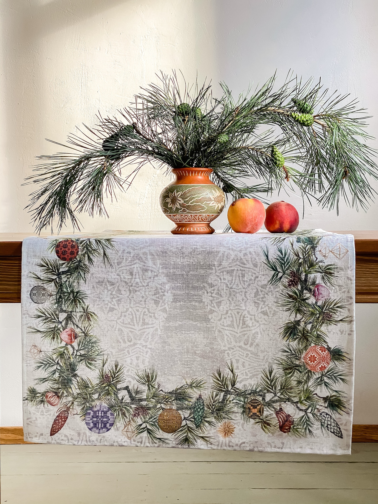 Table Runner, Lithuanian Christmas, 100% Linen, Christmas Decorations ...