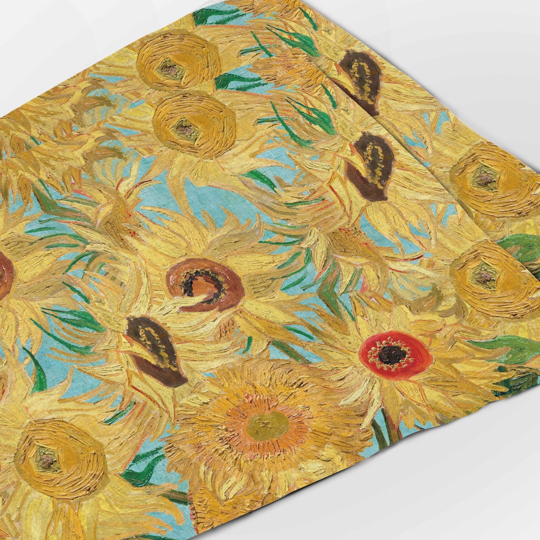 Linen Placemats Sunflowers Vincent Van Gogh Van Gogh Table - Etsy
