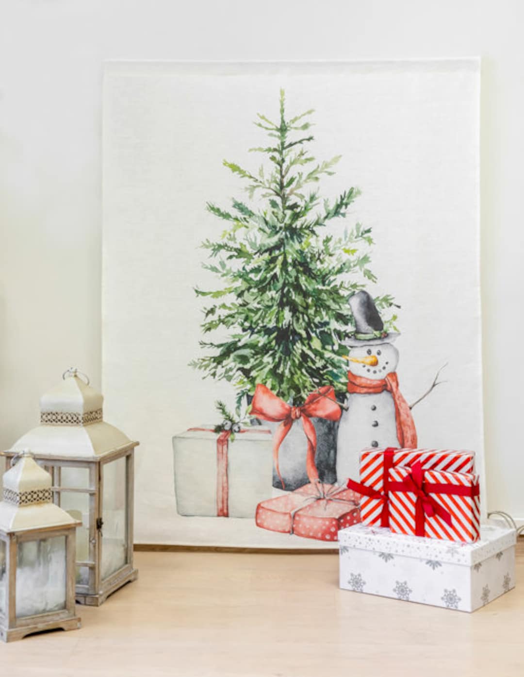 Christmas Tree, Kids Room Tapestry, Tree Decor, Christmas Decor ...