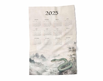 2025 Calendar Tea Towel - BIRDS - Etsy
