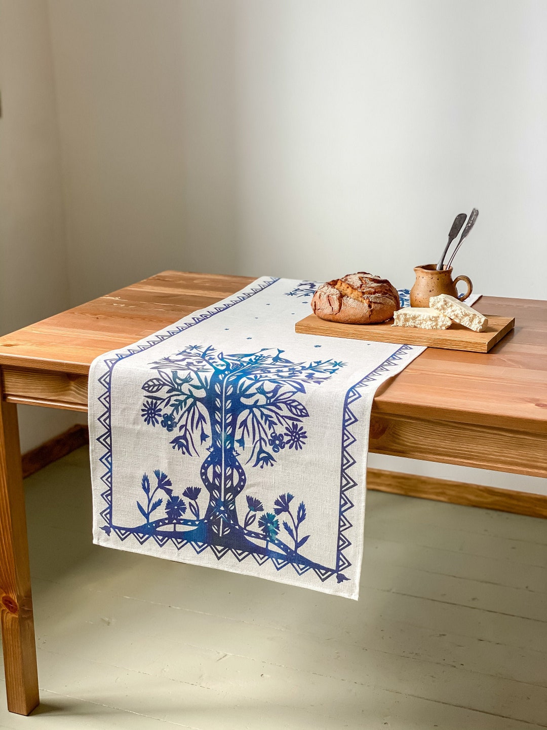 Table Runner, Folk, Traditional, Paper Cuts, Home Decor, Wedding Gift ...