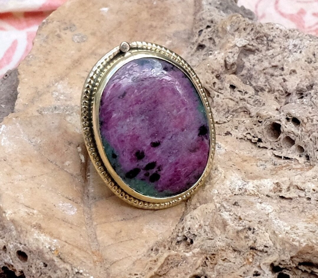 Ruby Root Ring parma Fine Stone Ring - Etsy