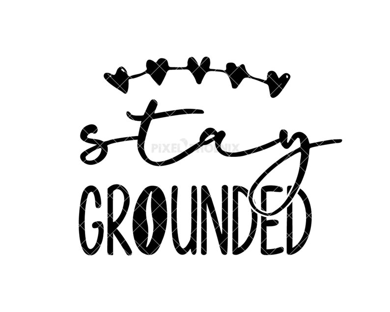 Stay Grounded Coffee SVG File Coffee Quote SVG SVG Cut - Etsy Hong Kong