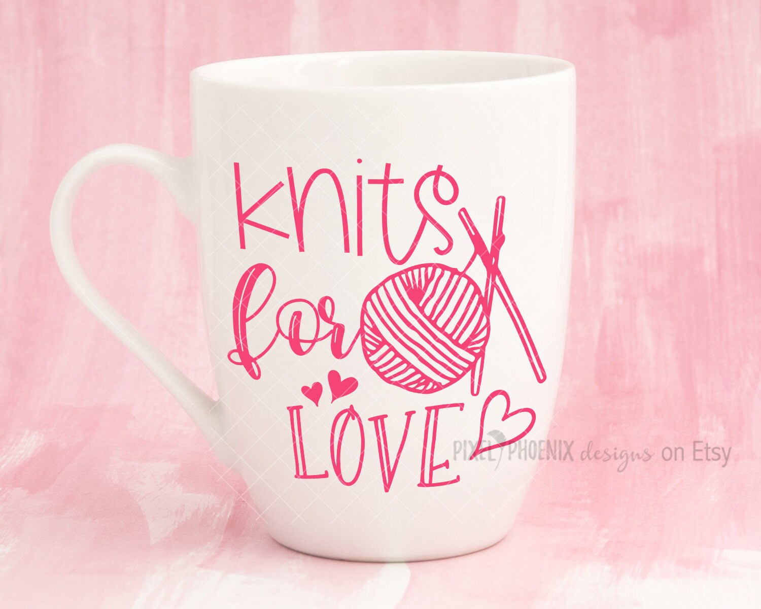Knits for Love SVG Knit SVG Knitting Svg Craft Cut File | Etsy