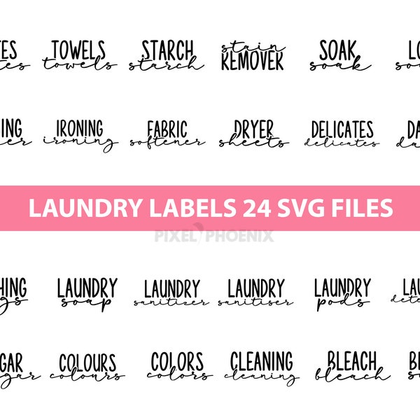 Laundry Labels - Etsy