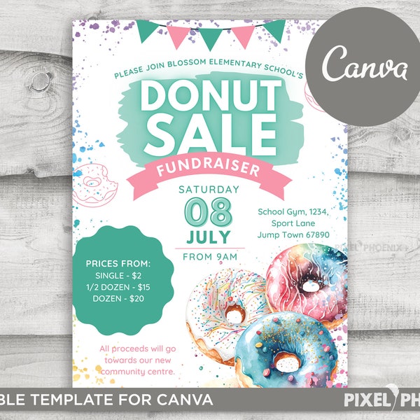 Church Fundraiser Flyer - Etsy