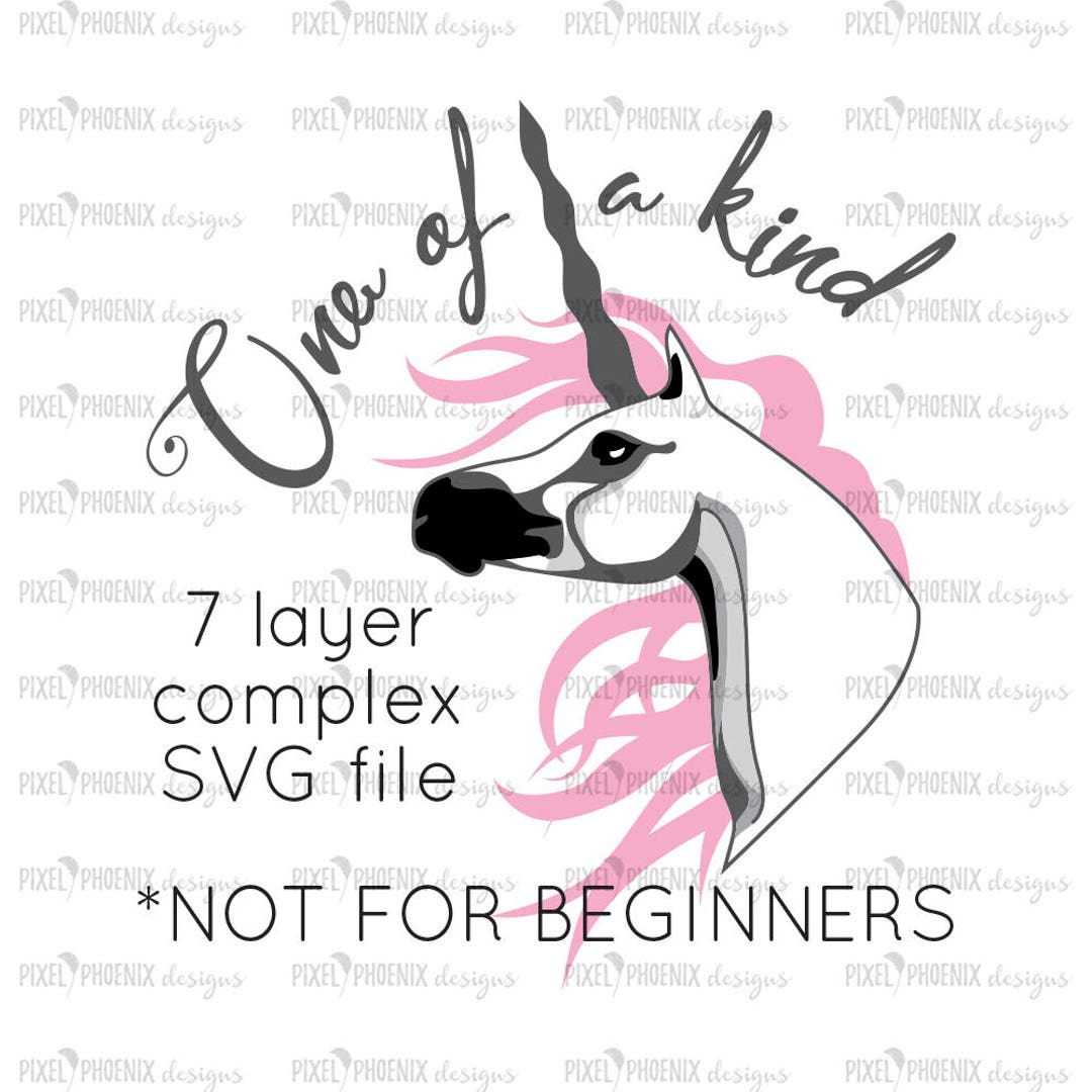 Complex SVG Layered SVG Unicorn SVG File Unicorn Cut File - Etsy