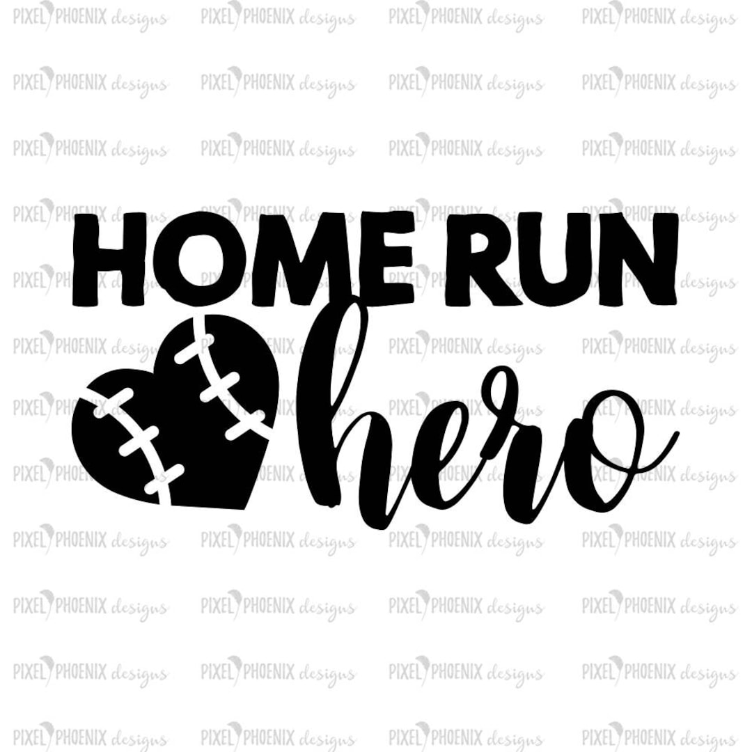 Home Run Hero SVG Cut File Baseball Svg Home Run Svg - Etsy