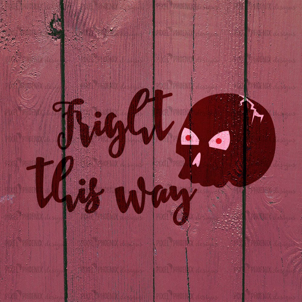 Fright This Way Svg Halloween Svg Halloween Clipart - Etsy Australia