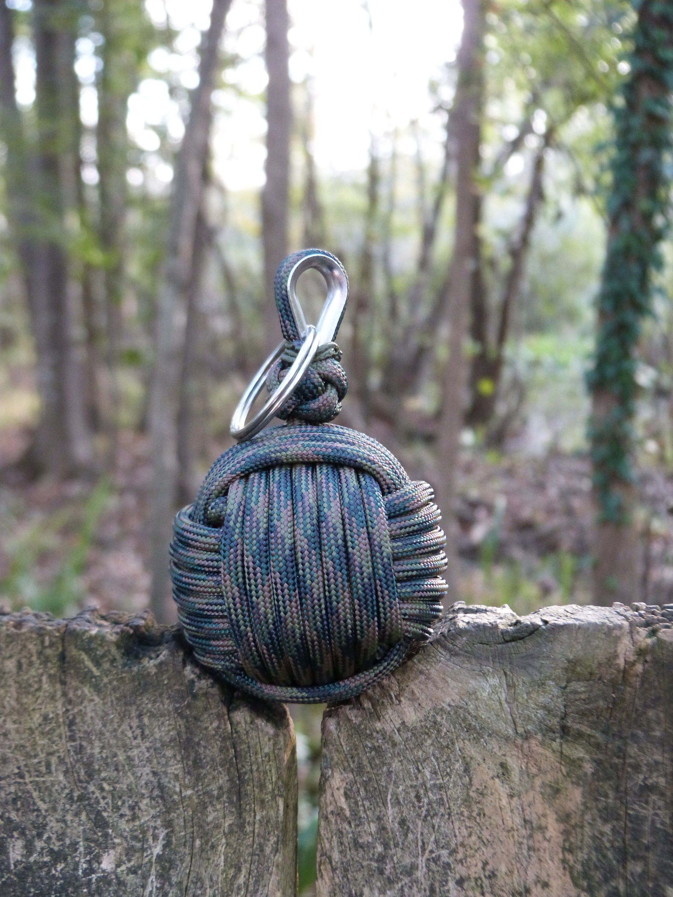 Camouflage Floating Monkey Fist Key Fob - Etsy