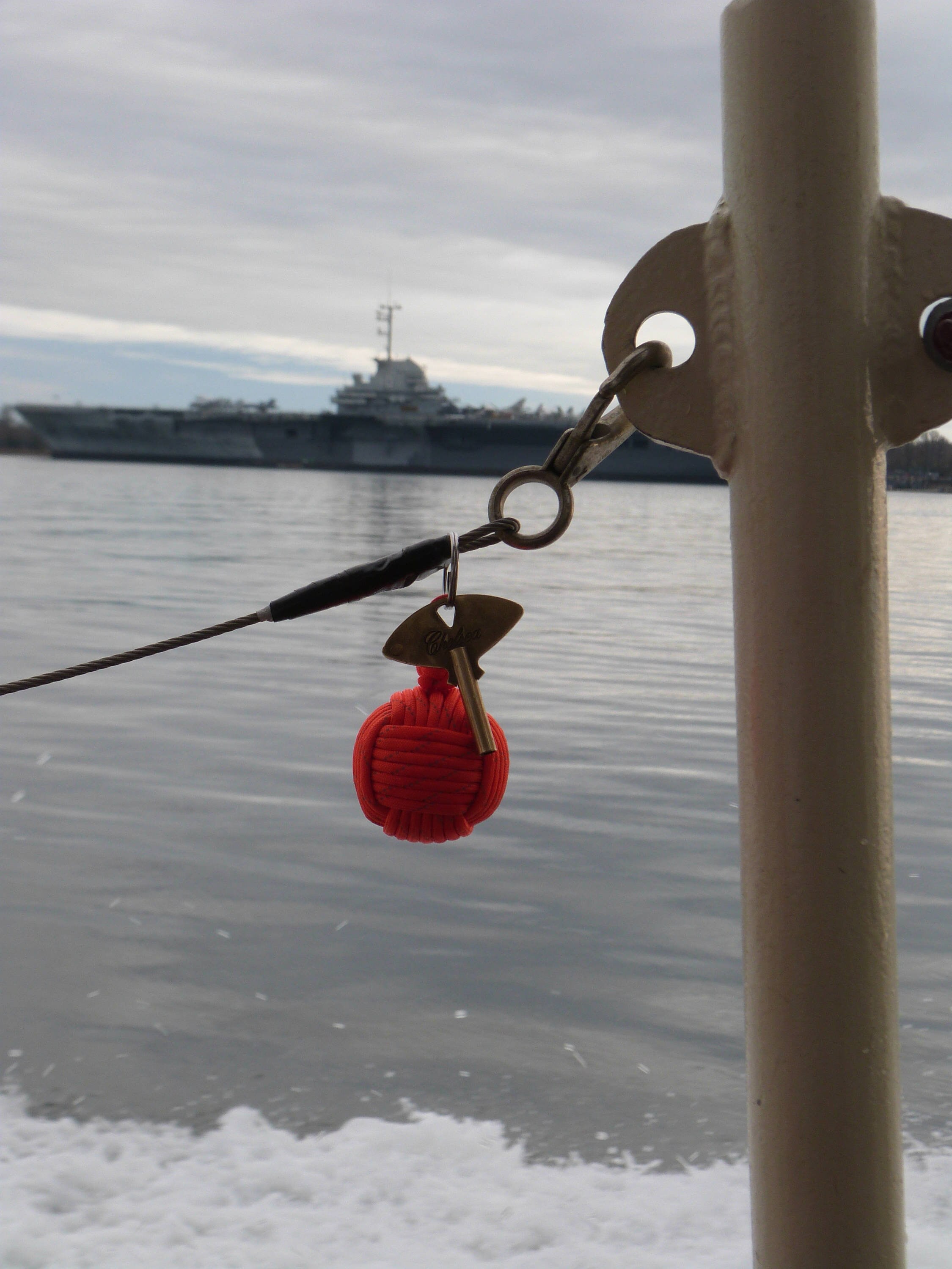 Floating Monkey Fist Reflective Key Chain - Etsy