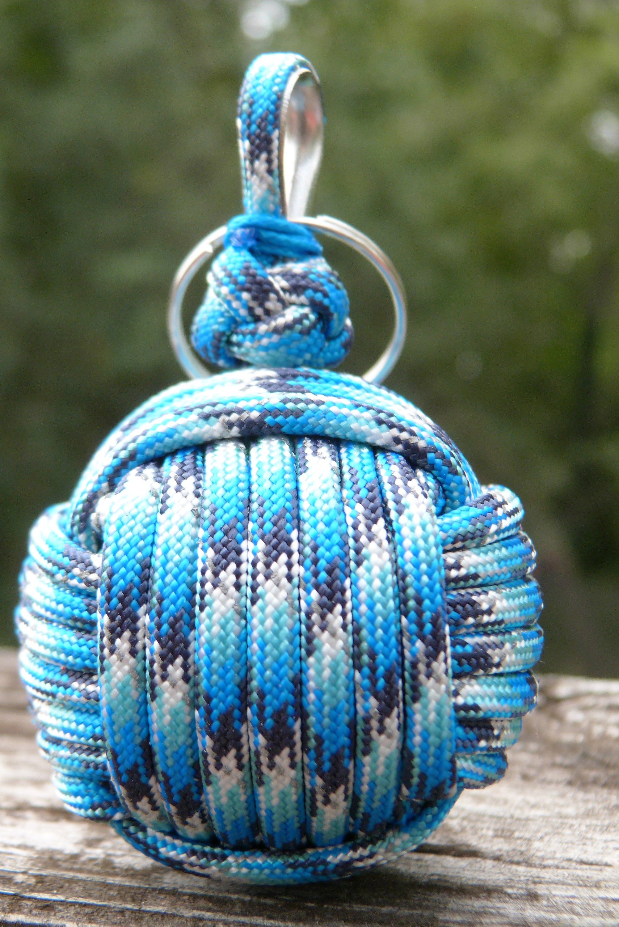 Multi Colored Floating Monkey Fist Key Fob - Etsy