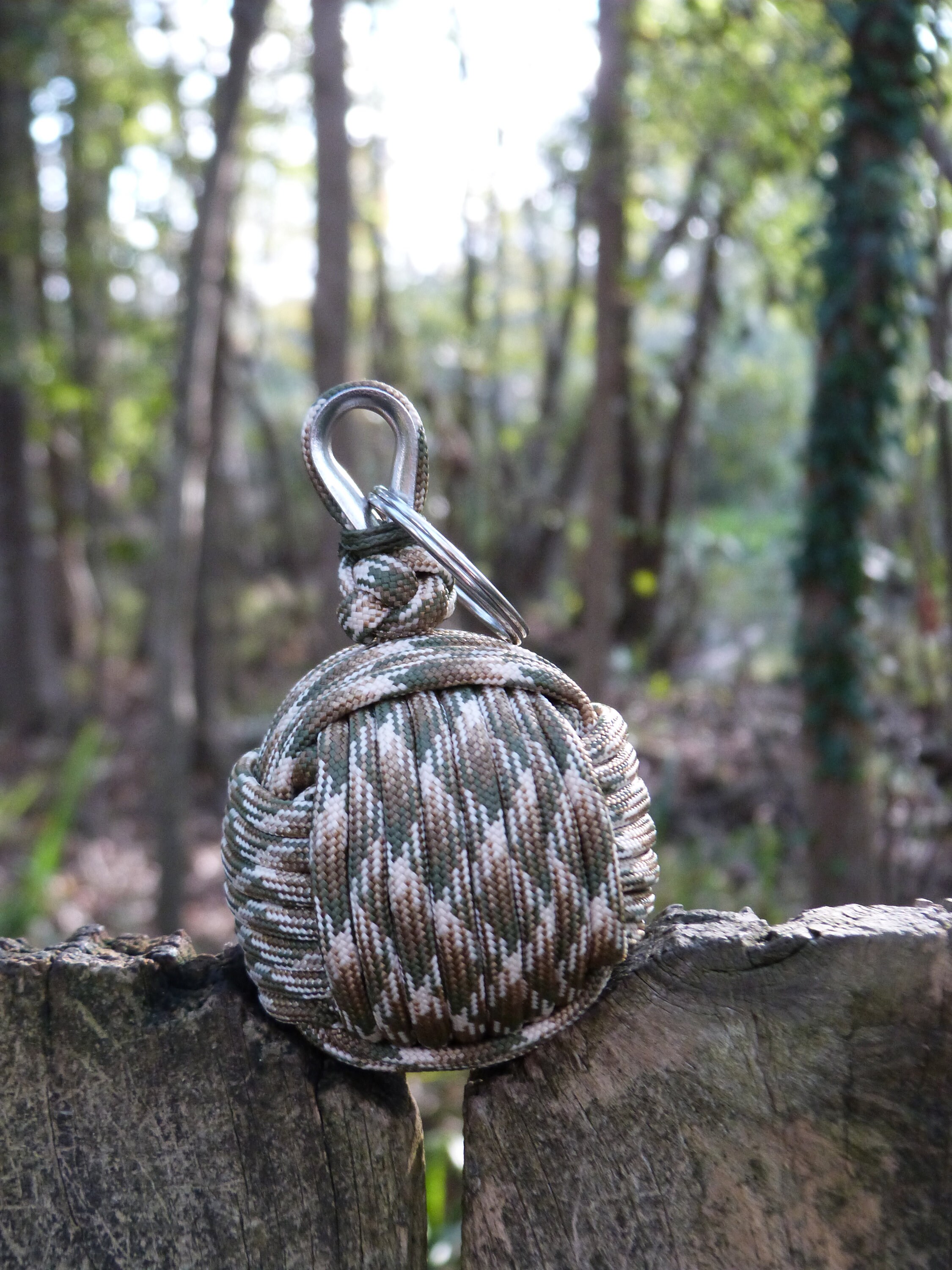 Camouflage Floating Monkey Fist Key Fob - Etsy