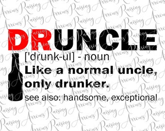 Druncle Svg - Etsy UK