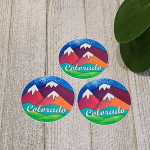 Mountain Vinyl Sticker | Outdoor Nature Decal - Etsy