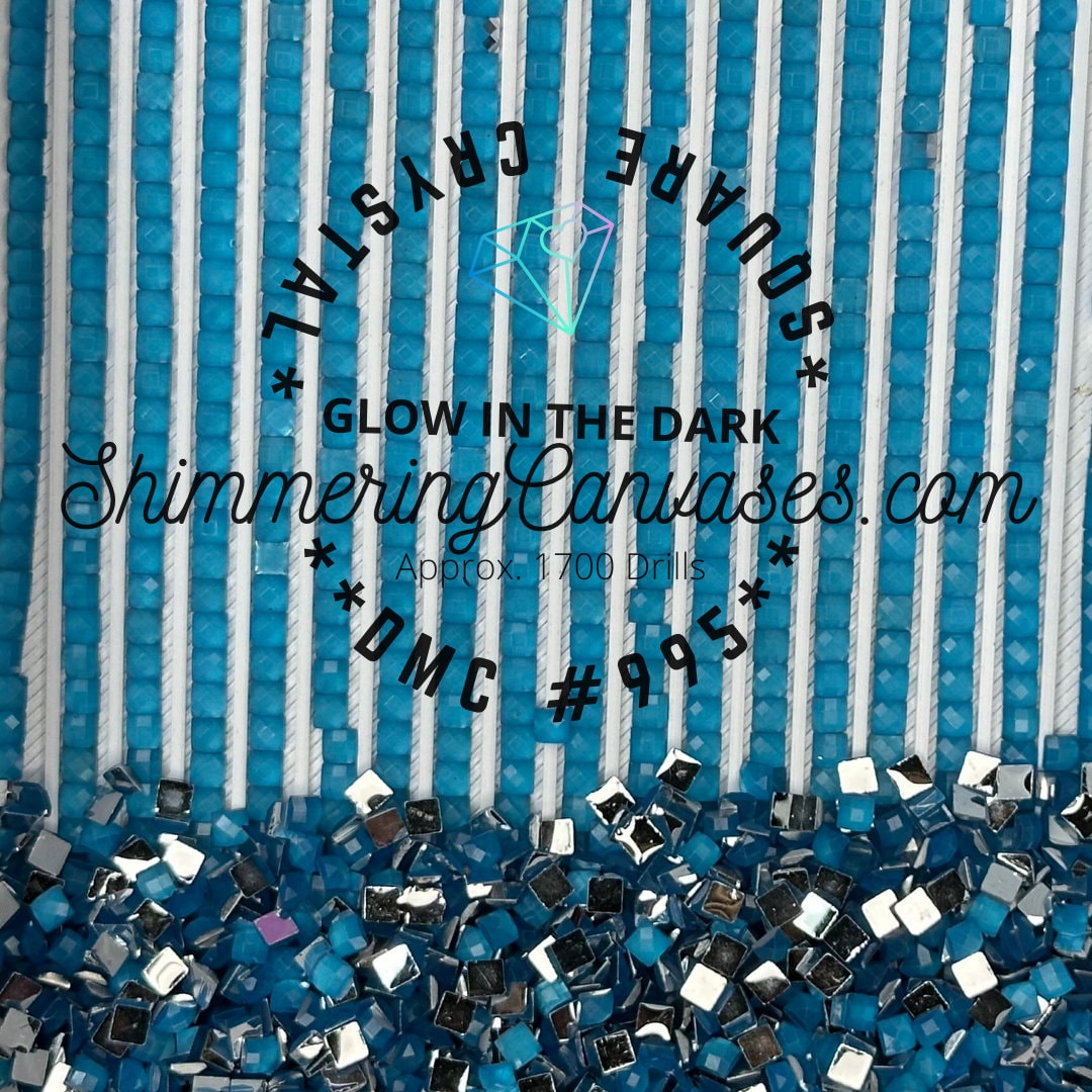 Square Crystal 995 Diamond Painting Square Crystal Glow in the Dark DMC ...