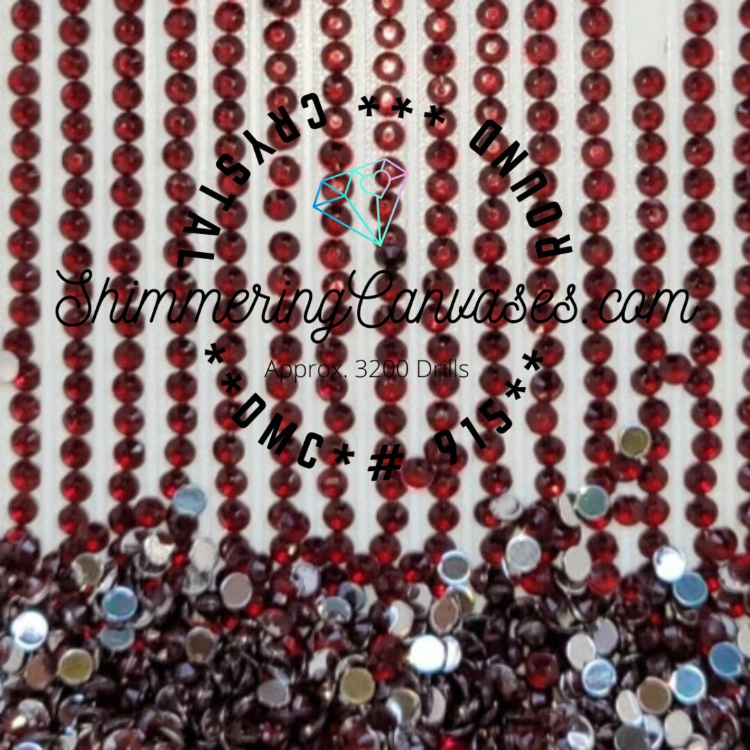 Diamond Painting Crystal Drills Round DMC #915- Plum Dark - Etsy