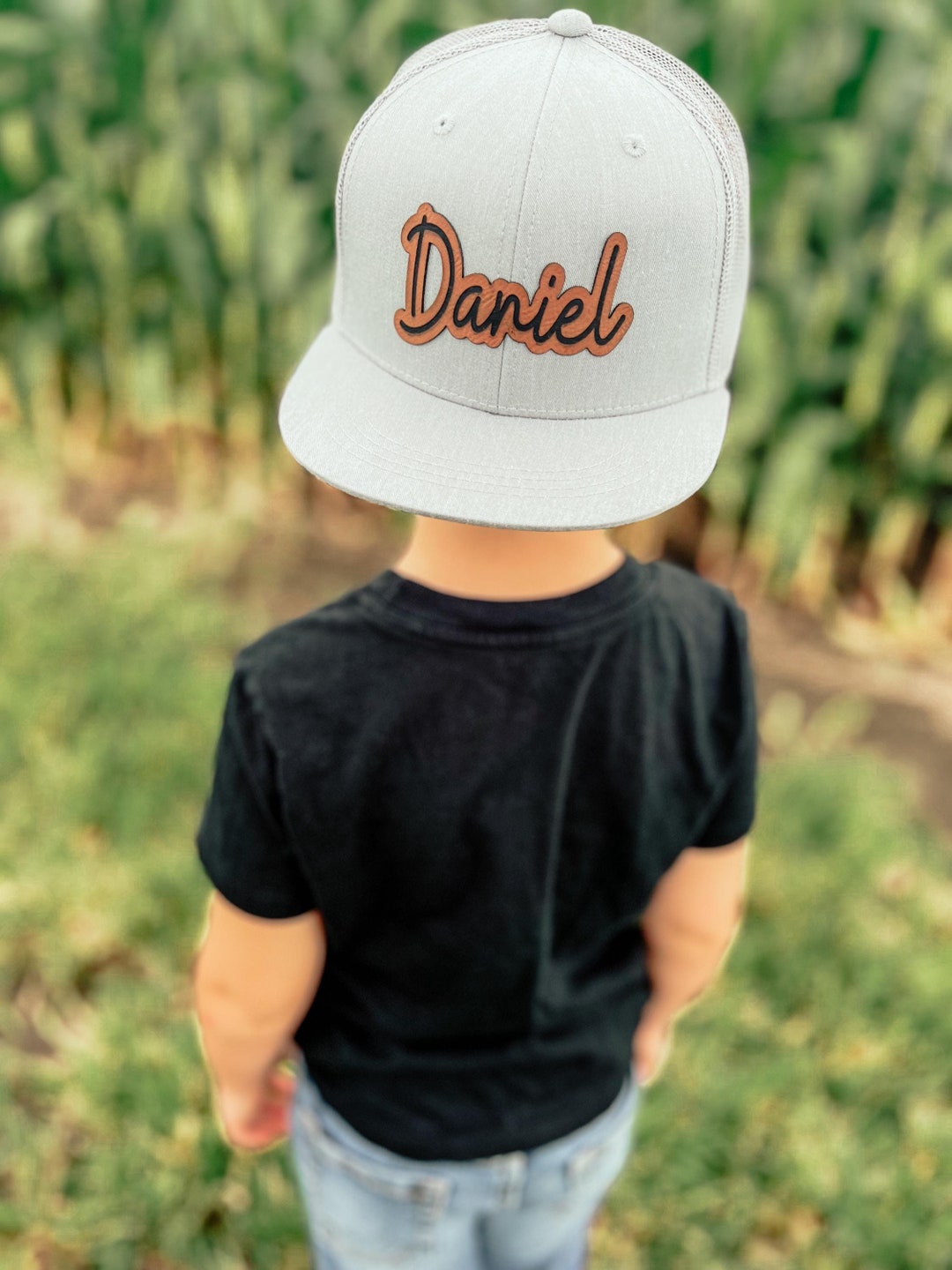 Custom Engraved Kids Name Trucker Hat | Toddler Hat | Kids Trucker Hat ...