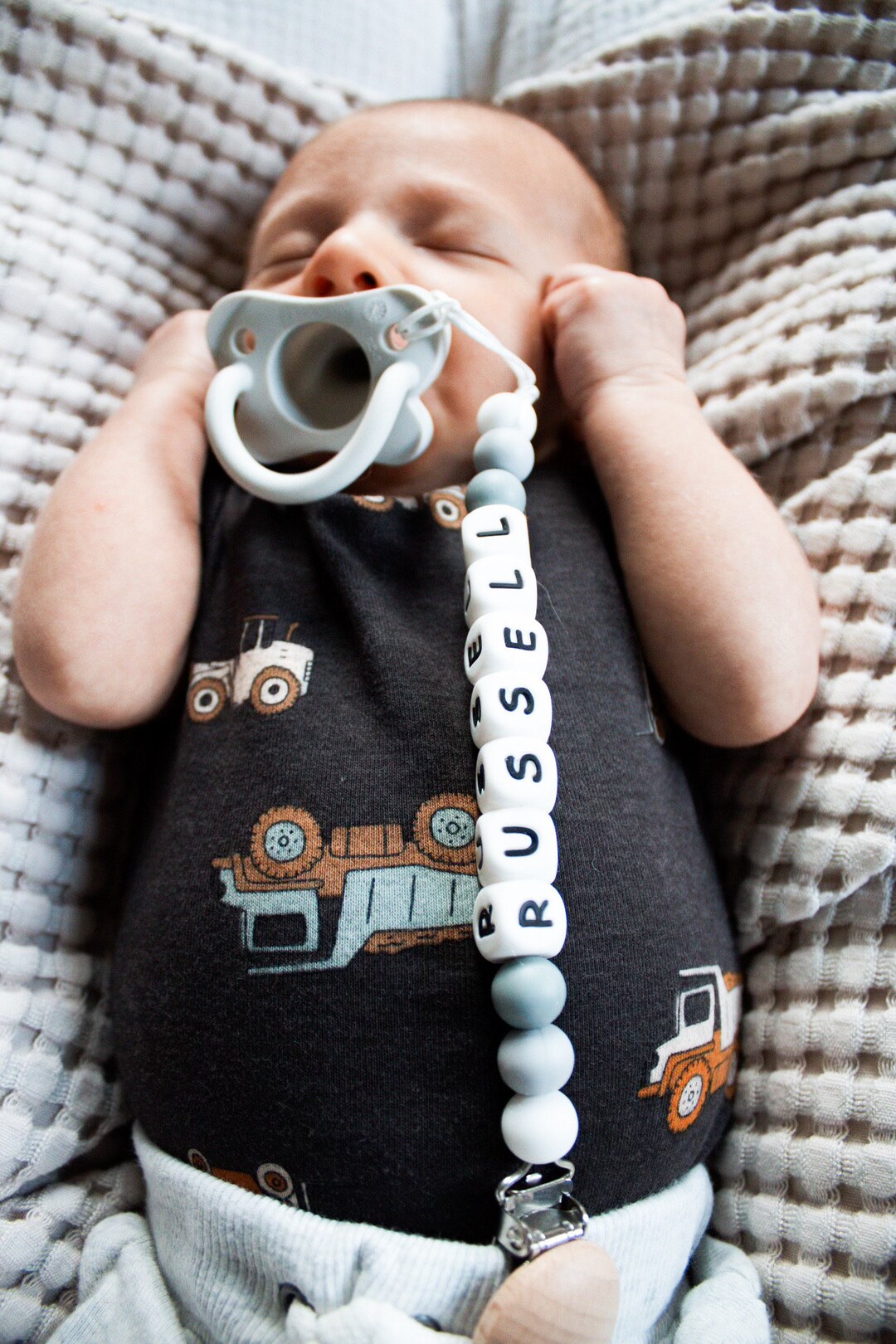 Personalized Pacifier Clip | Diaper Bag Keychain | Name Pacifier Clip ...