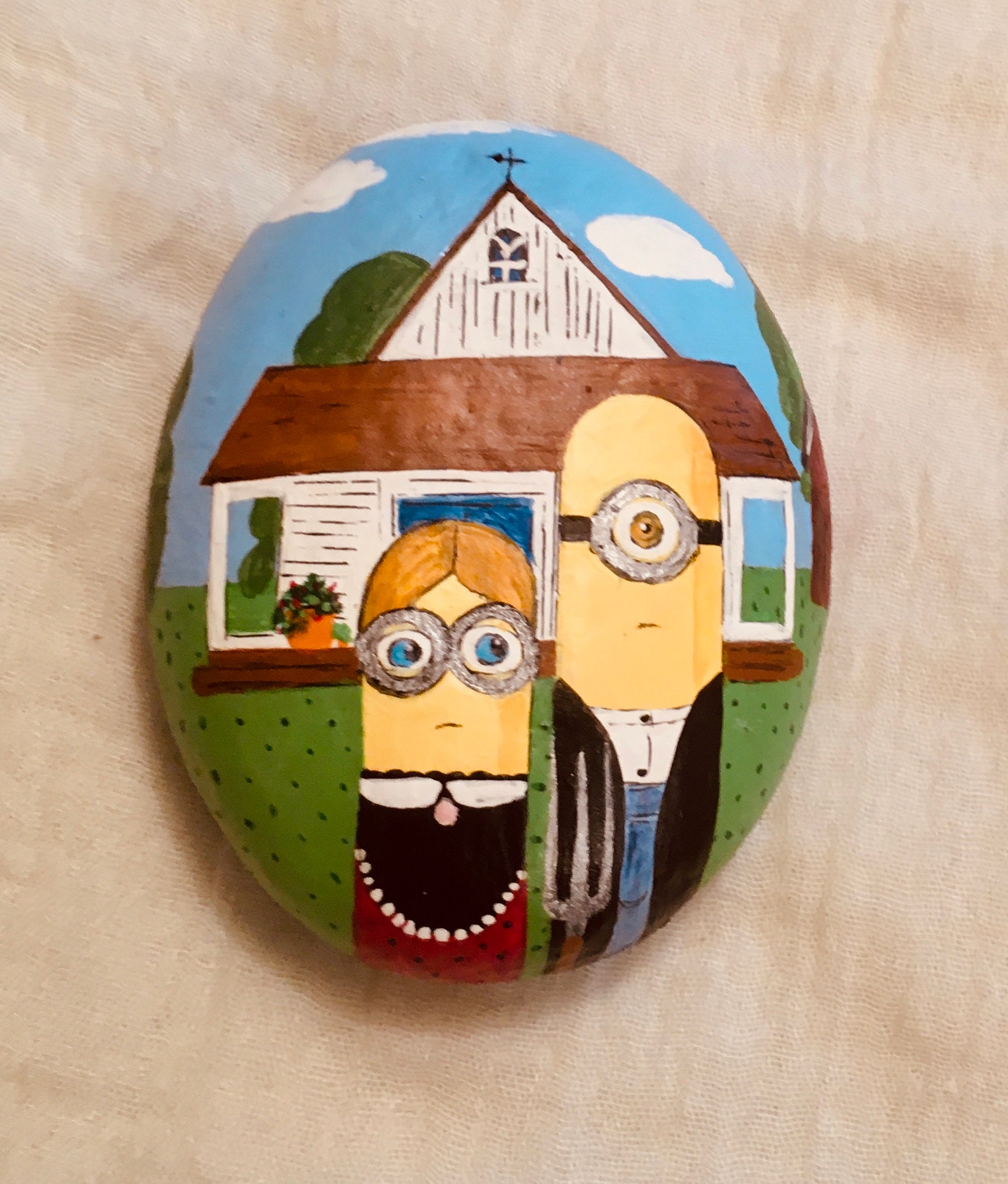 American Gothic Parody Minions