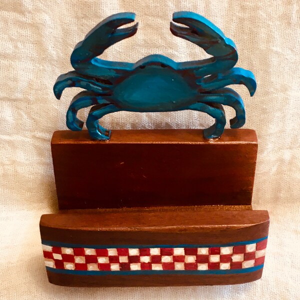 Crab Card Holder - Etsy