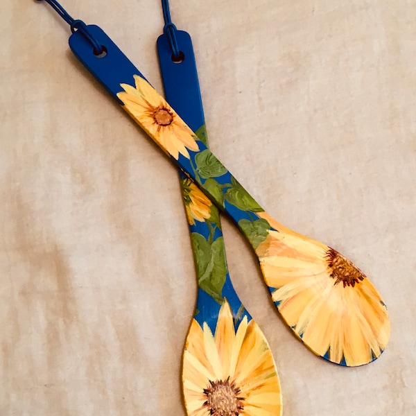 Painted Wooden Spoon - Etsy