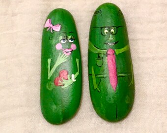 Pickle Painting Rock - Etsy