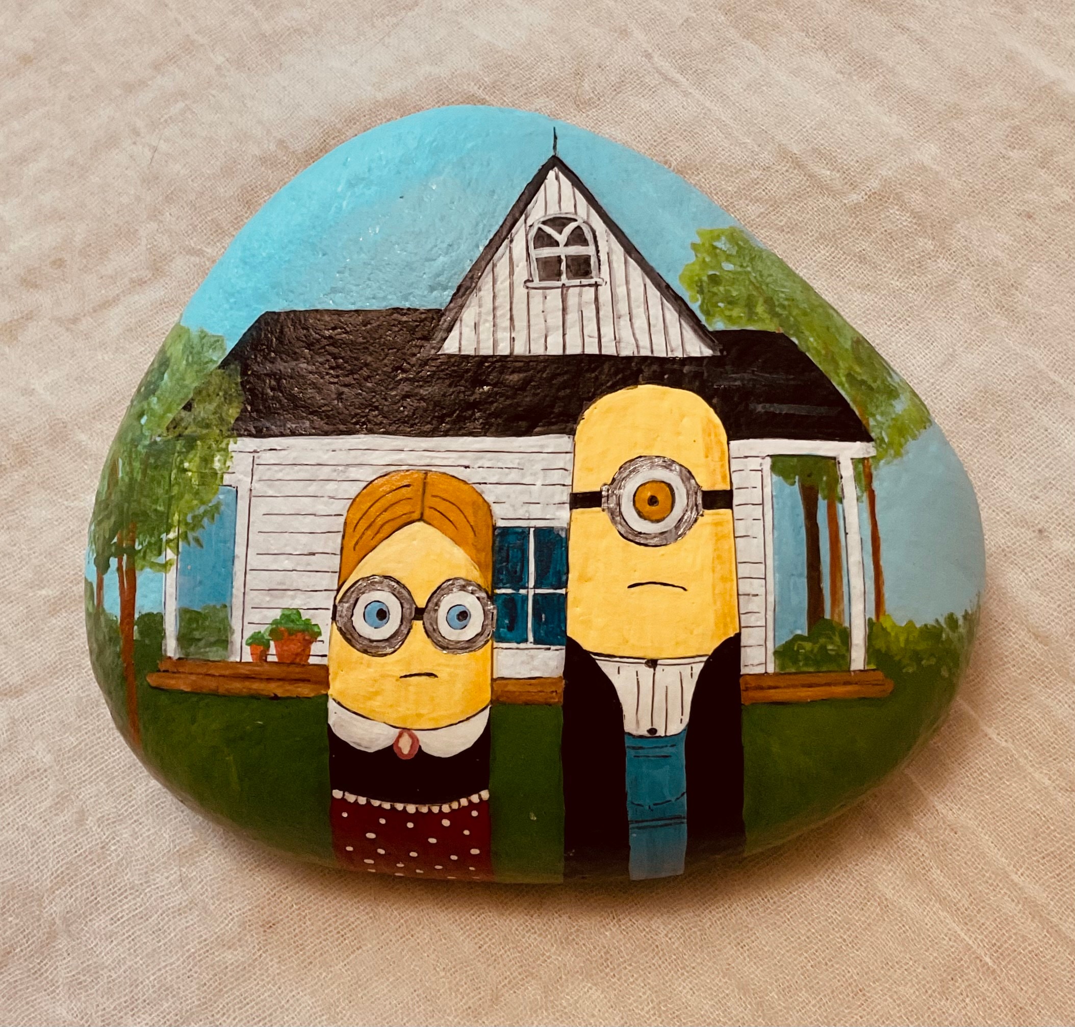American Gothic Parody Minions