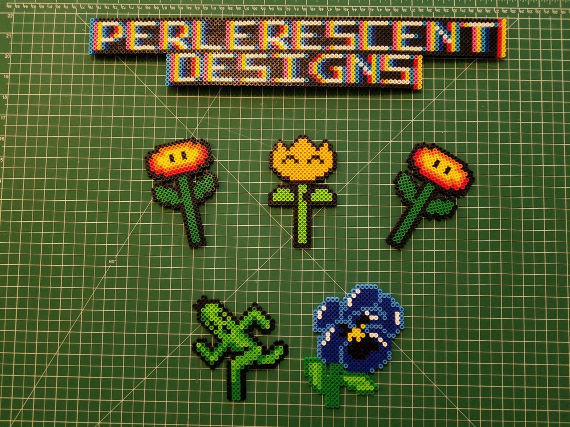 8-bit Flower inserts | Etsy