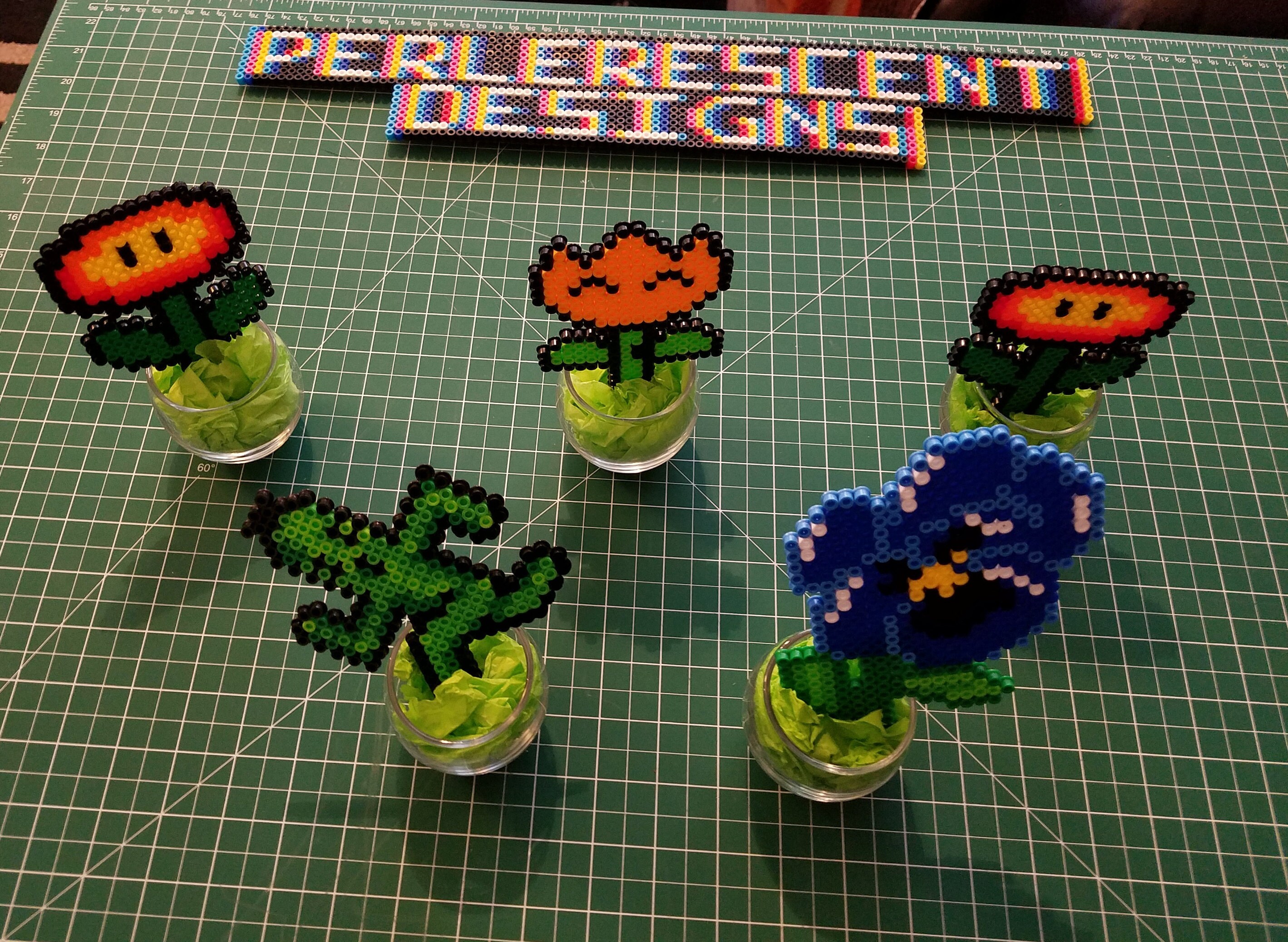 8-bit Flower inserts | Etsy