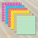 Bright colors digital paper scrapbook papers polka dots | Etsy
