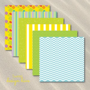 Bright colors digital paper scrapbook papers polka dots | Etsy