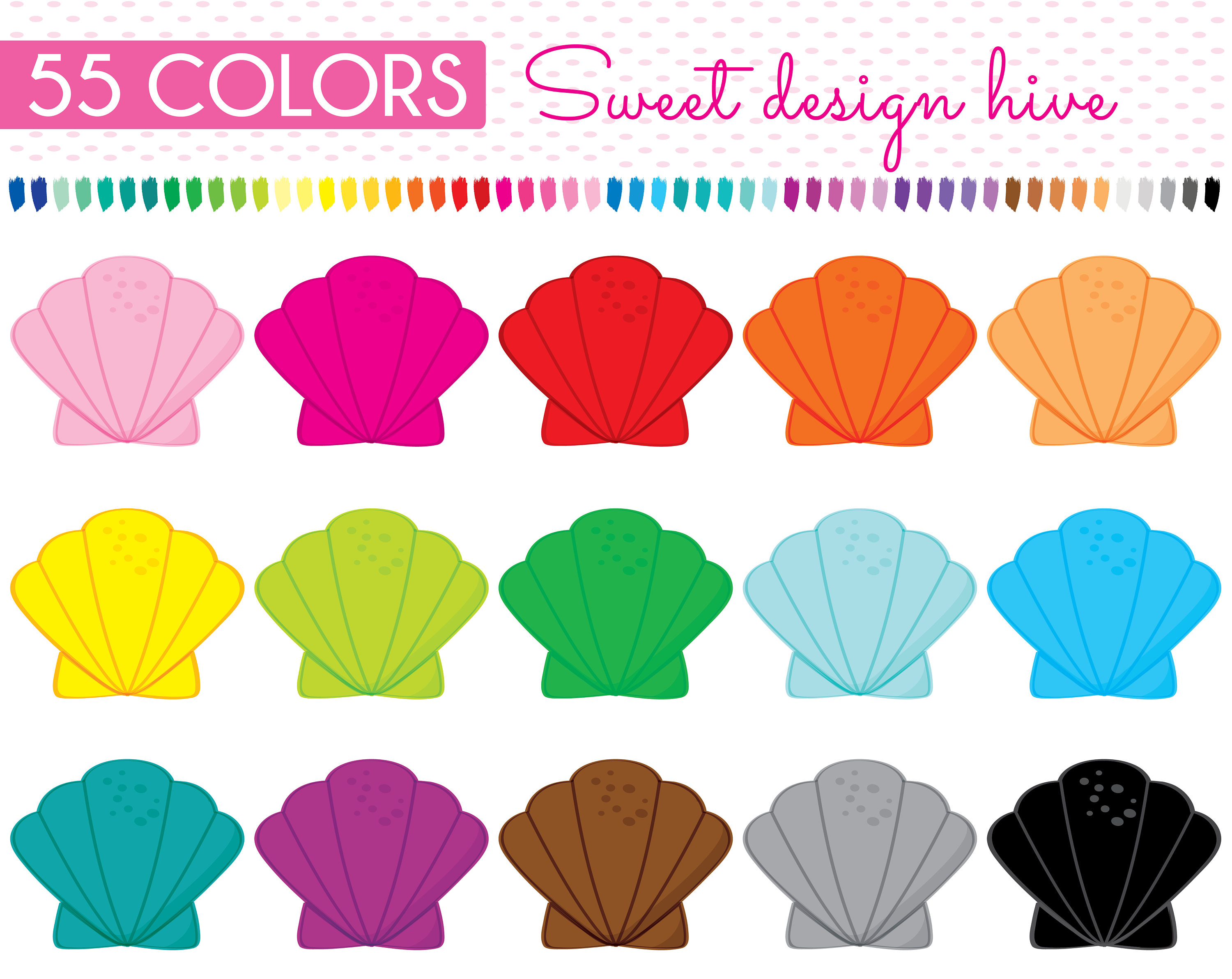 Scallop Shape Clipart