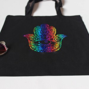 Hamsa Hand, Shopping Bag, Tote Bags, Hand OF Fatima, Meditation Gift ...
