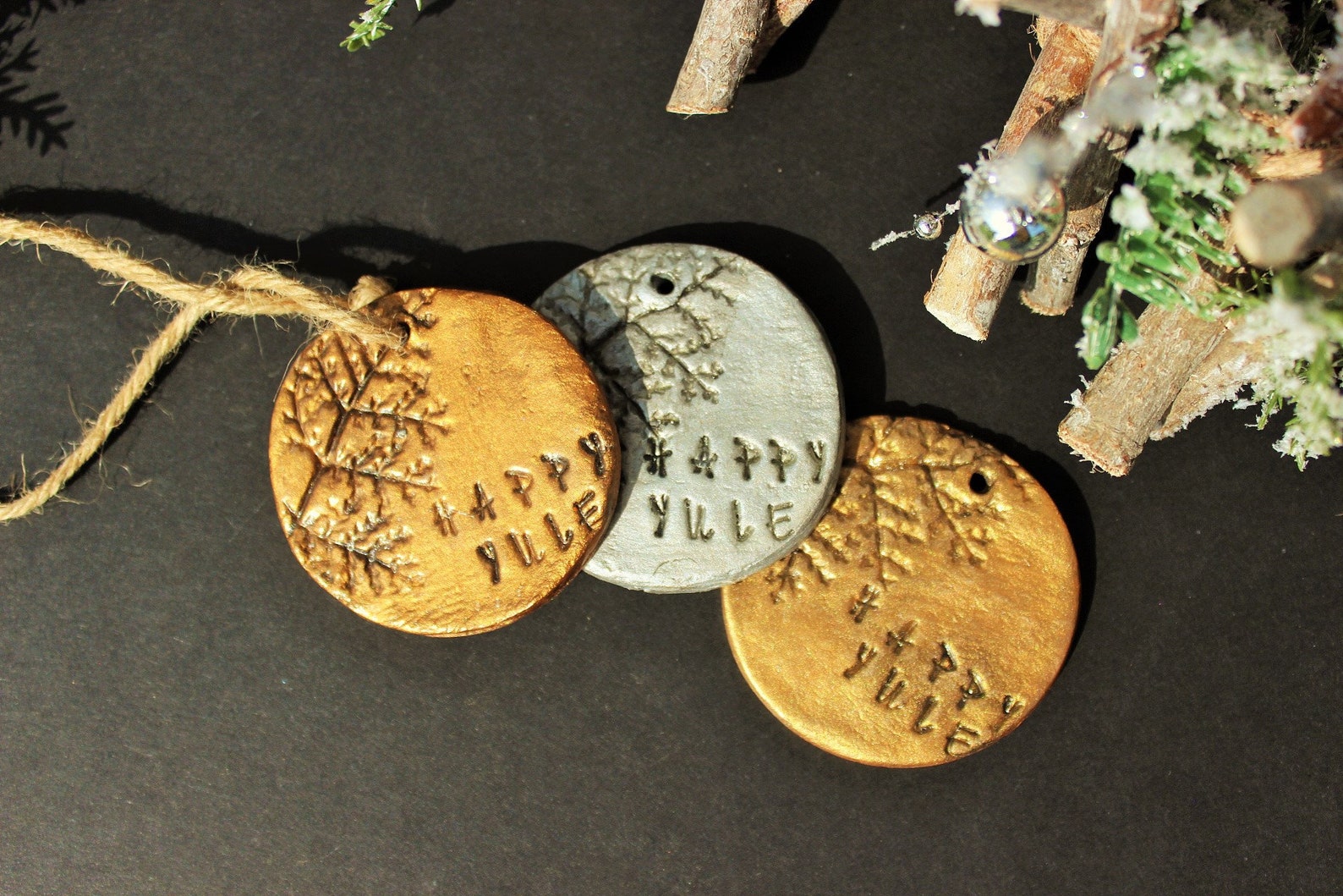 Yule Ornament Yule Tree Decorations Pagan Holiday Decor | Etsy