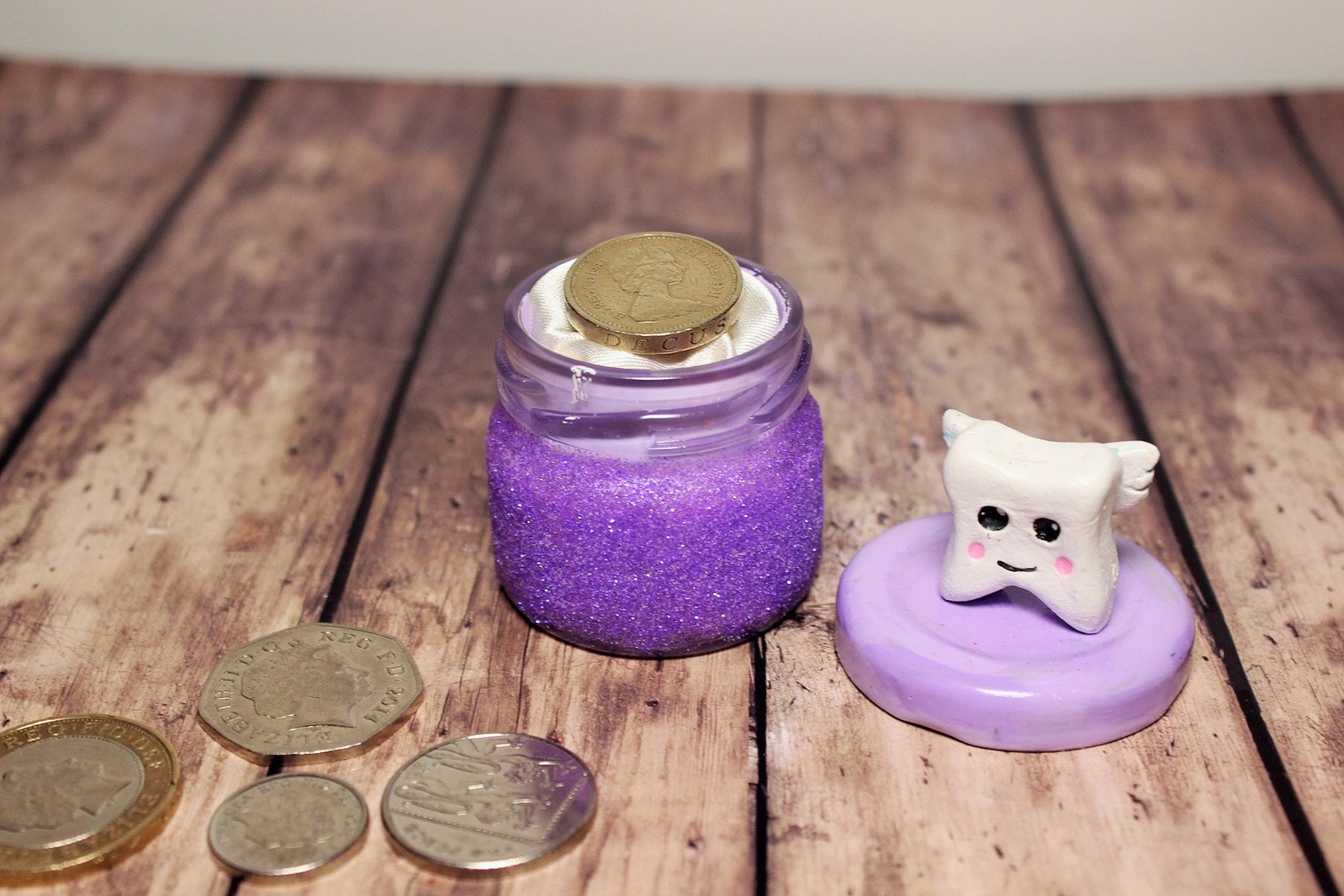 Tooth Fairy Jars Baby Gift Baby Tooth Keepsake Clay Teeth - Etsy