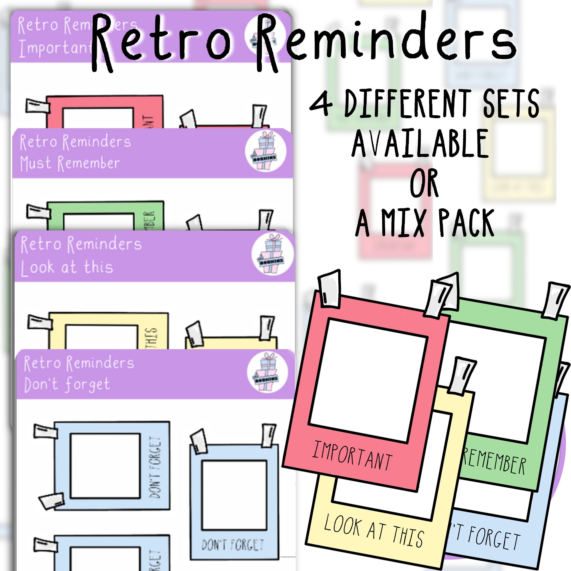 Stickers organise plan cute planner scrapbooking IMPORTANT- Planner ...