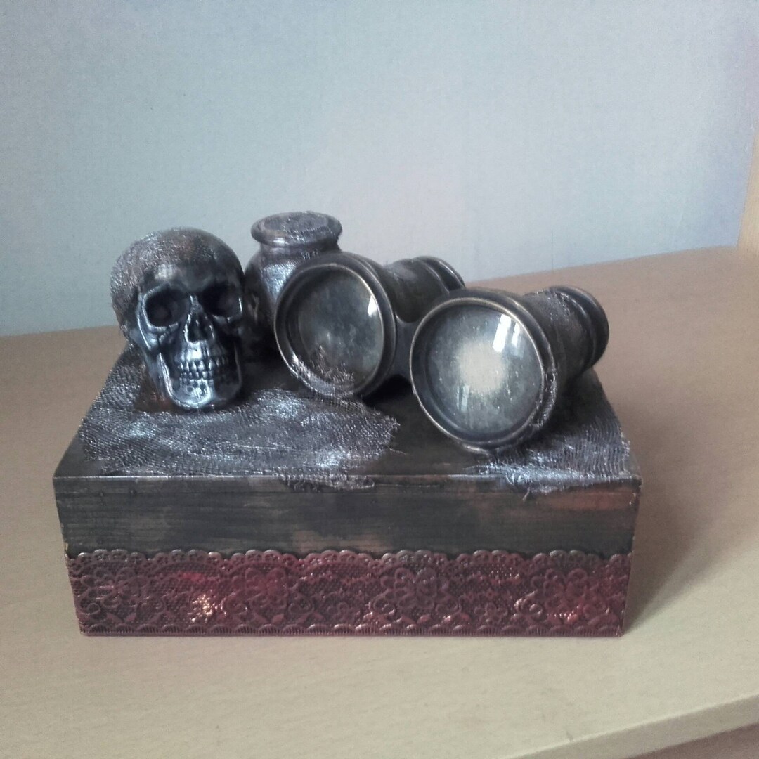 Gothic Wooden Box, Steampunk, Storage - Etsy