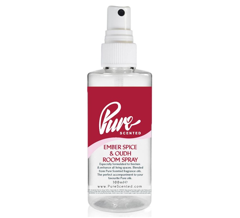 Ember Spice and Oudh Room & Fabric Spray - Pure Scented - Etsy