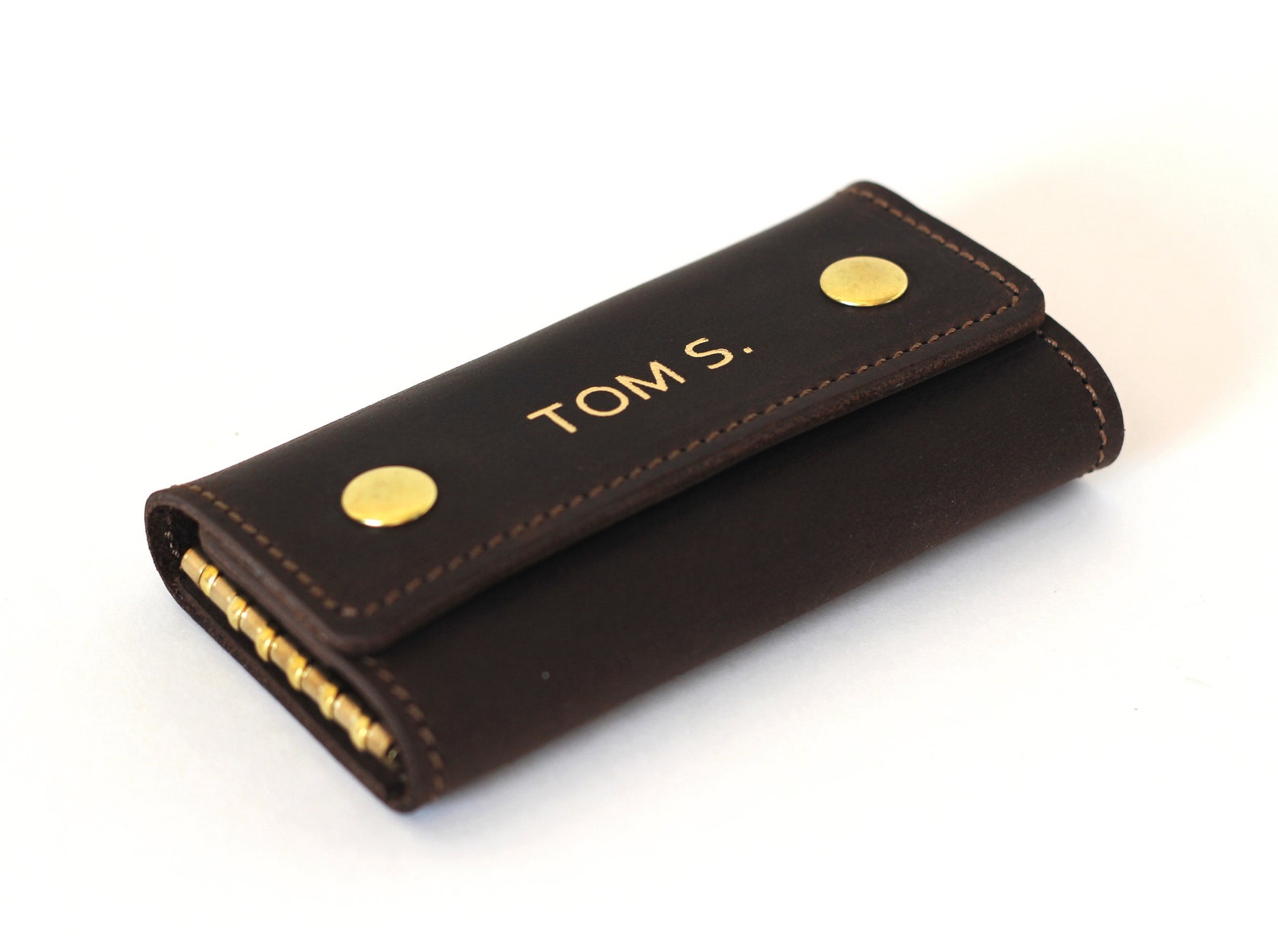 Leather Key Pouch Leather Key Holder Christmas Gift | Etsy