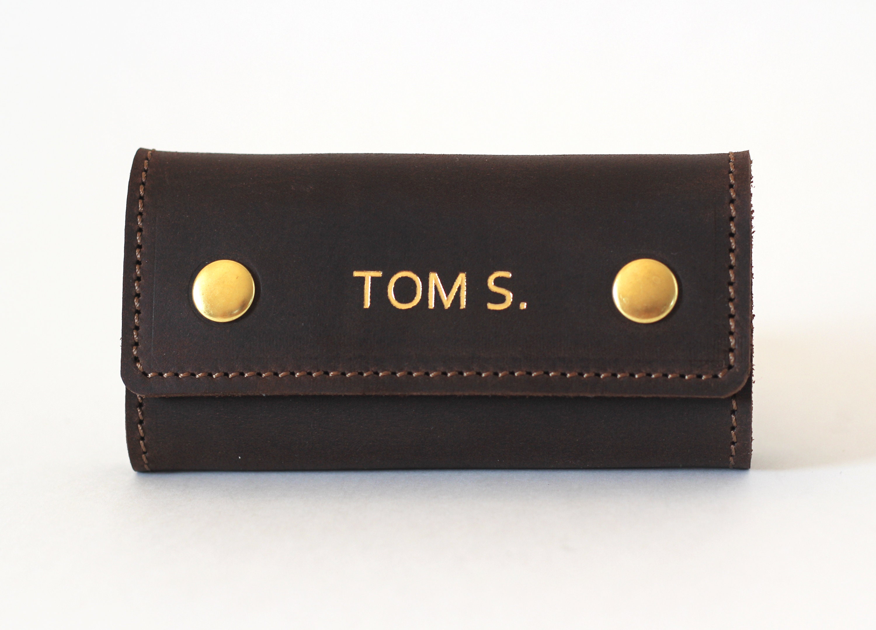 Leather Key Pouch Leather Key Holder Christmas Gift | Etsy