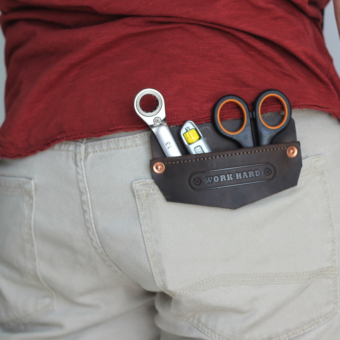 Leather Tools Pocket, Personalized Gift, Tools Organizer, Personalized ...