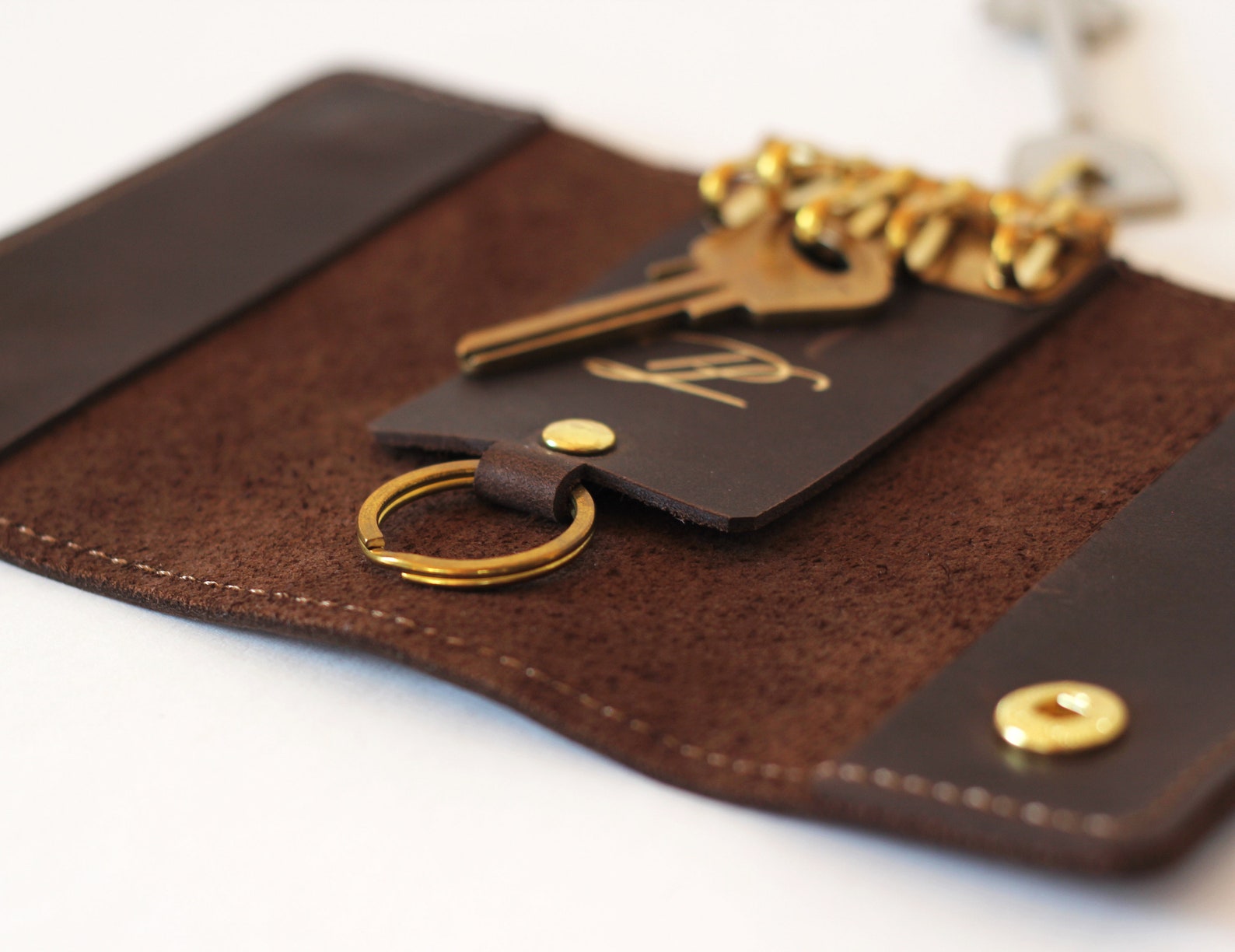 Leather Key Pouch Leather Key Holder Christmas Gift | Etsy