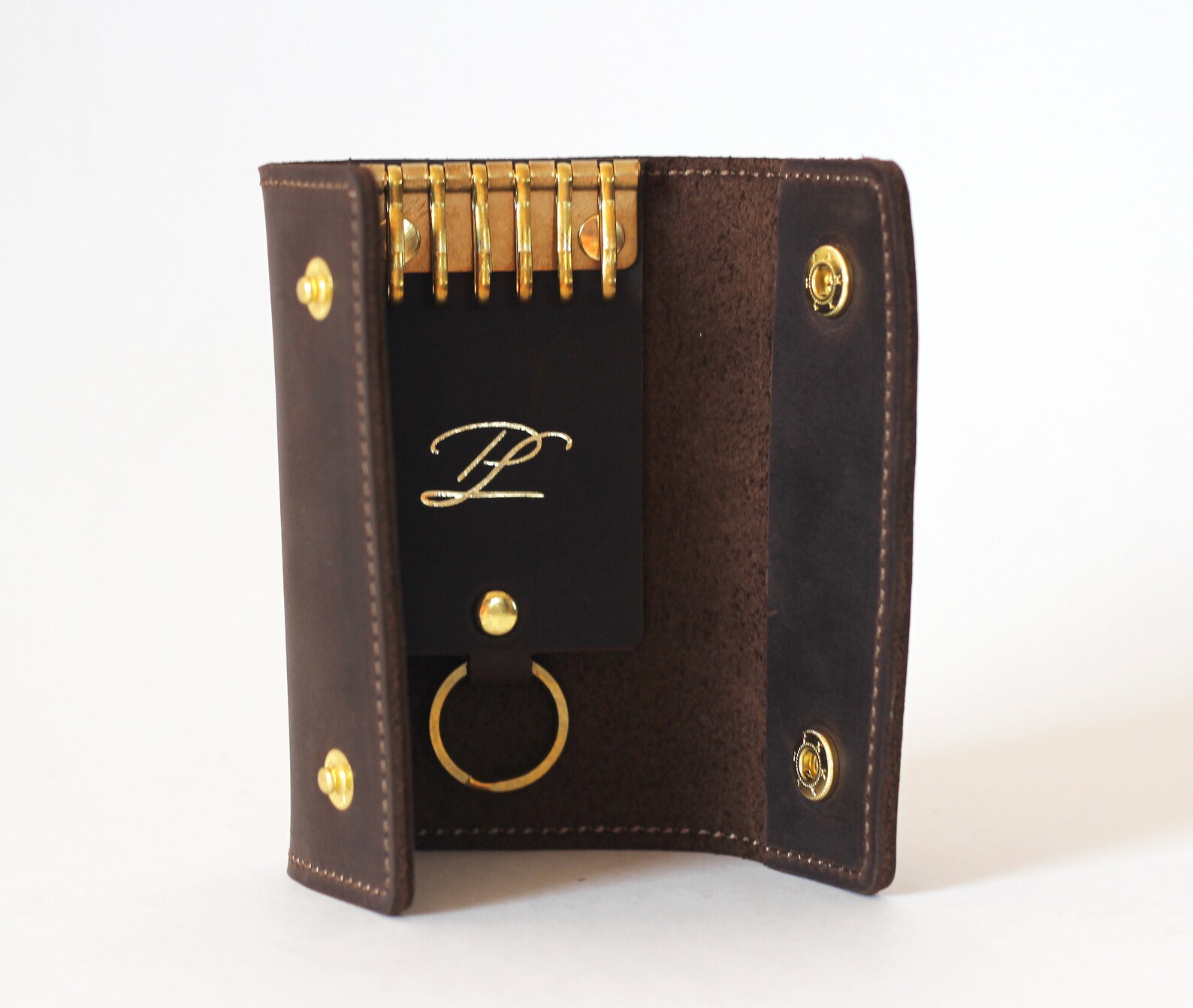 Leather Key Pouch Leather Key Holder Christmas Gift | Etsy