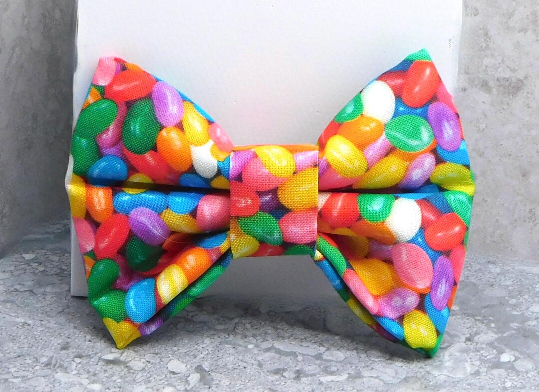Jelly Bean Dog Bow Tie, Camera Ready Dog and Cat Bows for Photos ...