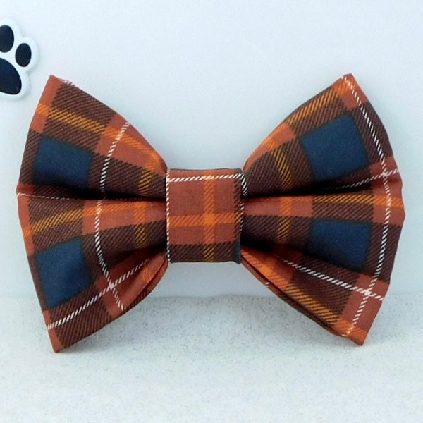 Plaid Dog Bow Ties - Etsy