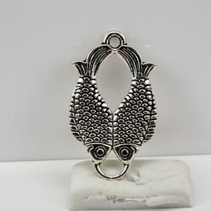 Fish Connector, Double Sided Fish Connector, Koi Fish Connector, Set of ...