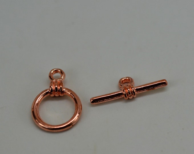 Toggle Clasp, Toggle Bar and Ring, Necklace Closure, Bracelet Closure ...