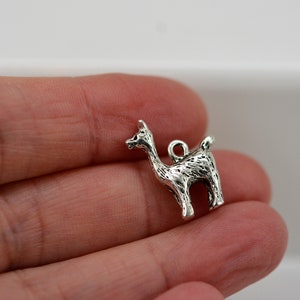 Alpaca Charm, Llama Charm, Animal Charm, 3D Alpaca Charm, Set of 5 ...